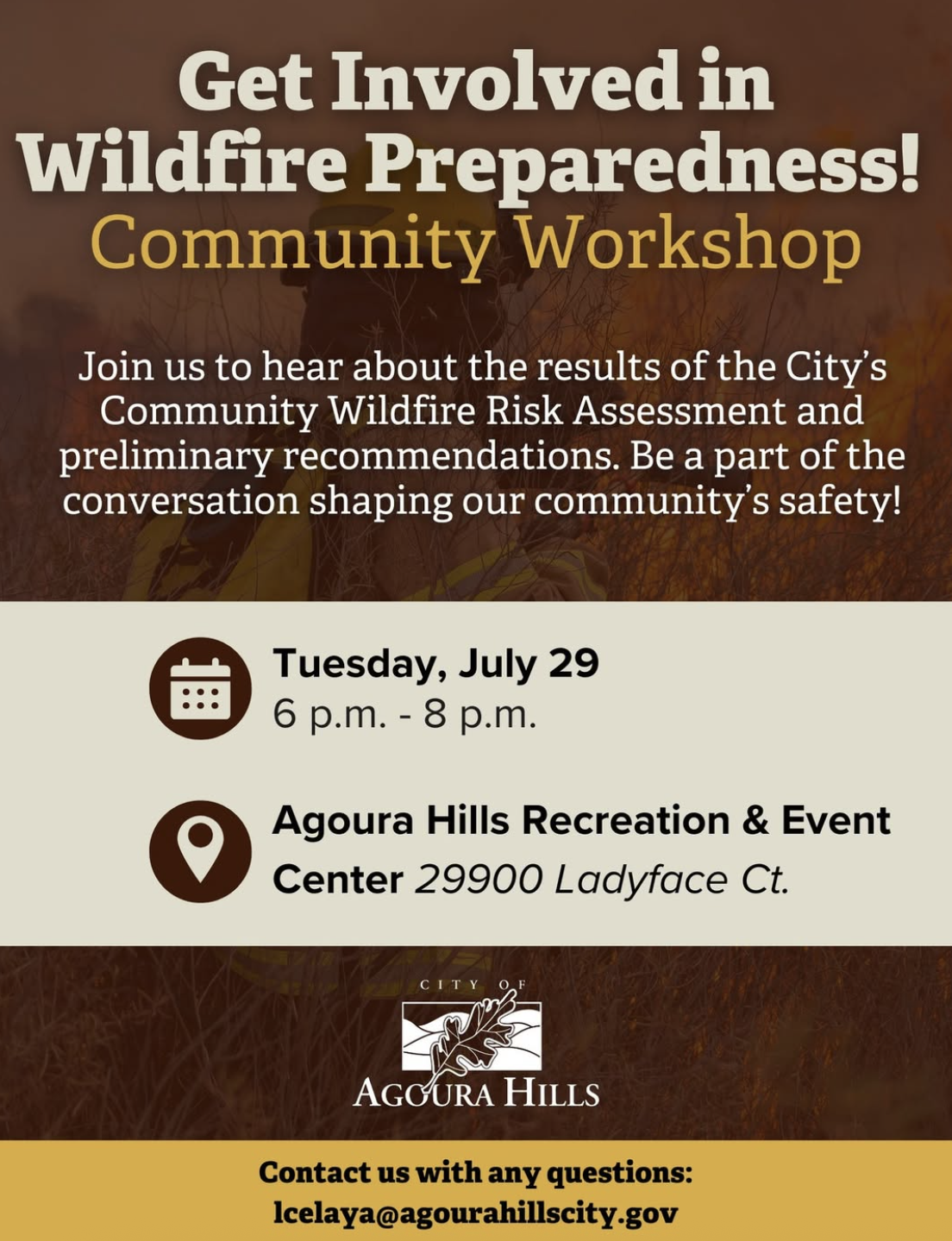 Agoura Hills 2nd CWRA Workshop - Agoura Hills Fire Safe Council