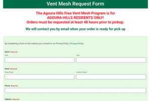 FREE Vent Mesh Program - Agoura Hills Fire Safe Council